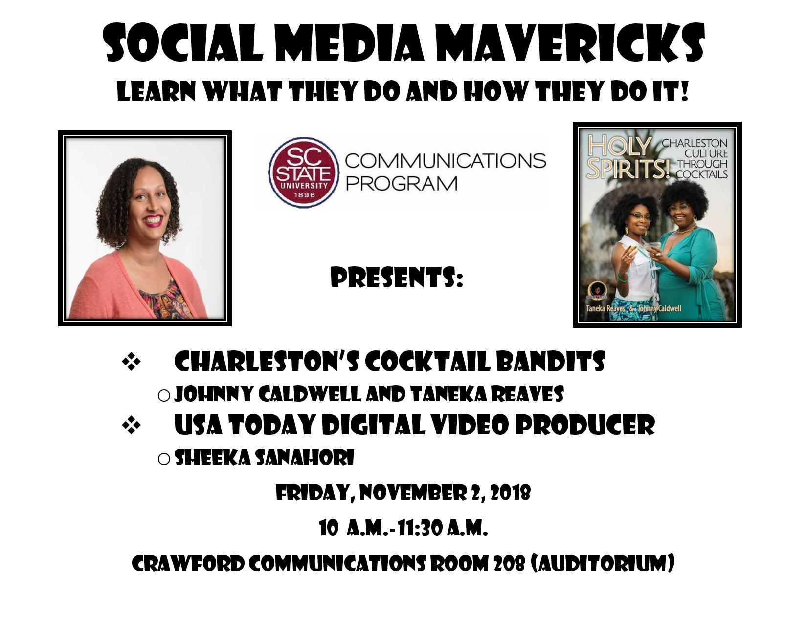 SC State Social Media Mavericks Forum - Cocktail Bandits